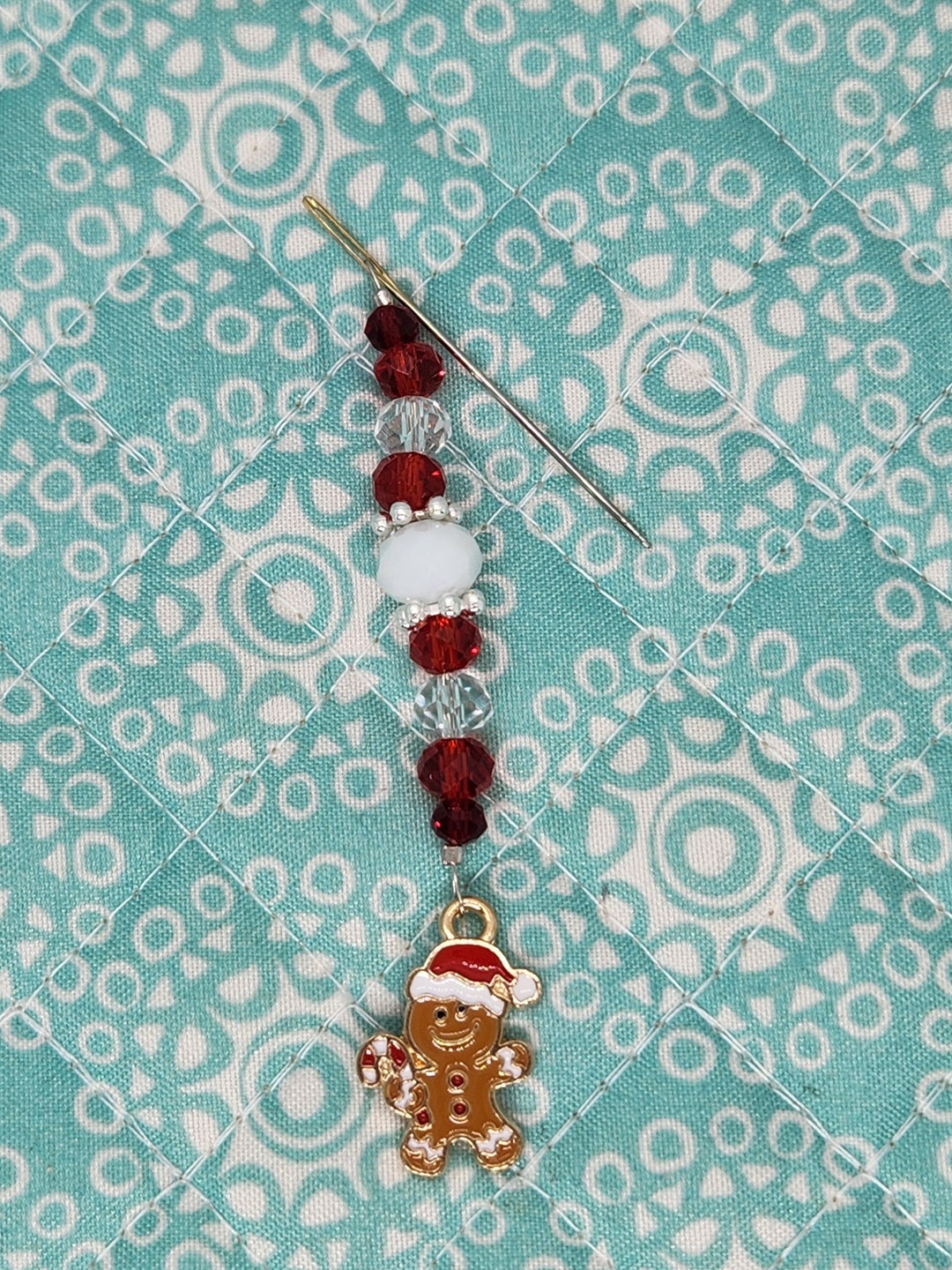 Enamel, Gingerbread, Man, Frogger, Picker, Needle, Bling, Cross Stitch ...