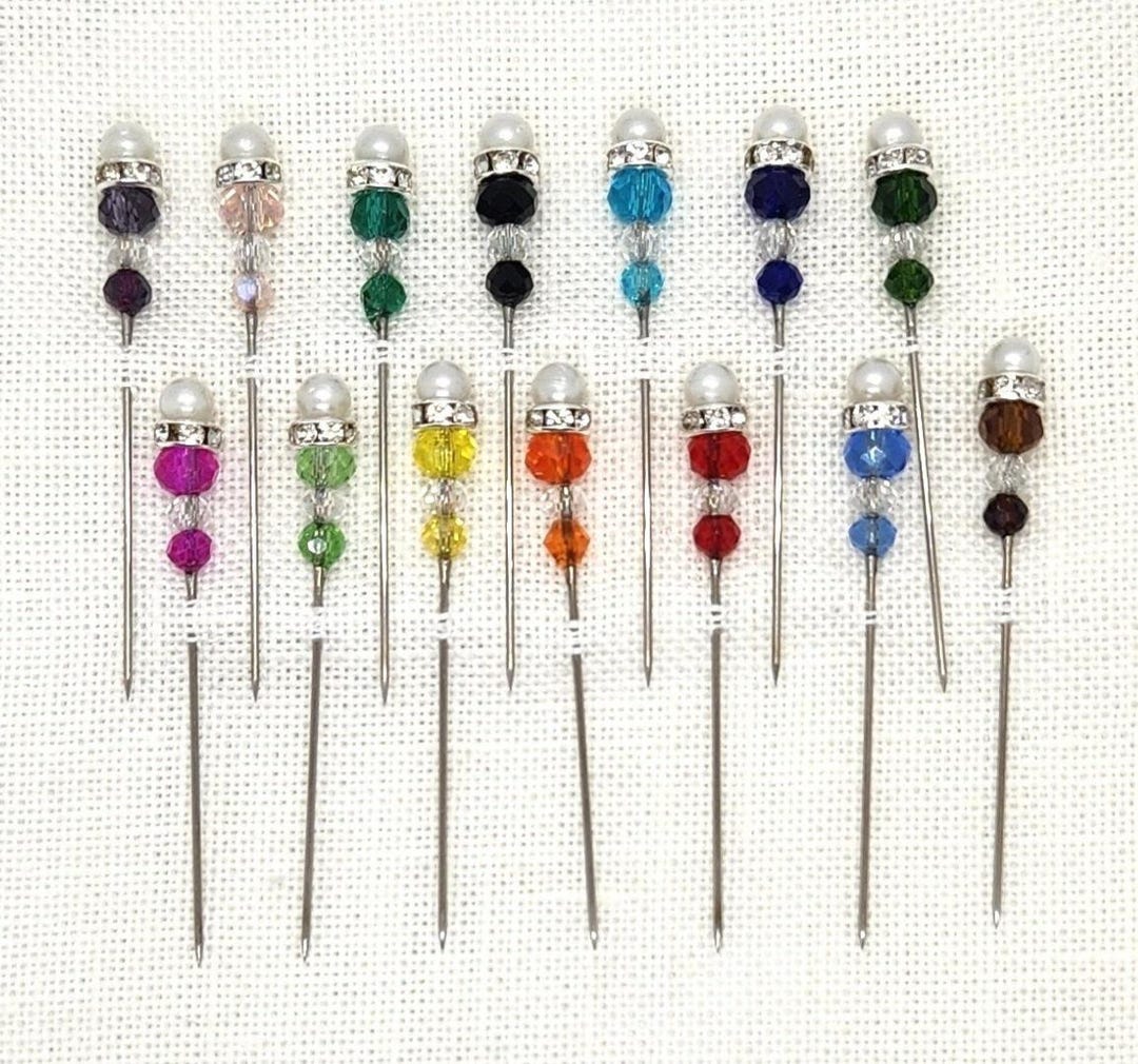 Pearl, Jewel, Colors, Counting Pin, Pin, Decorative Pin, Cross Stitch ...