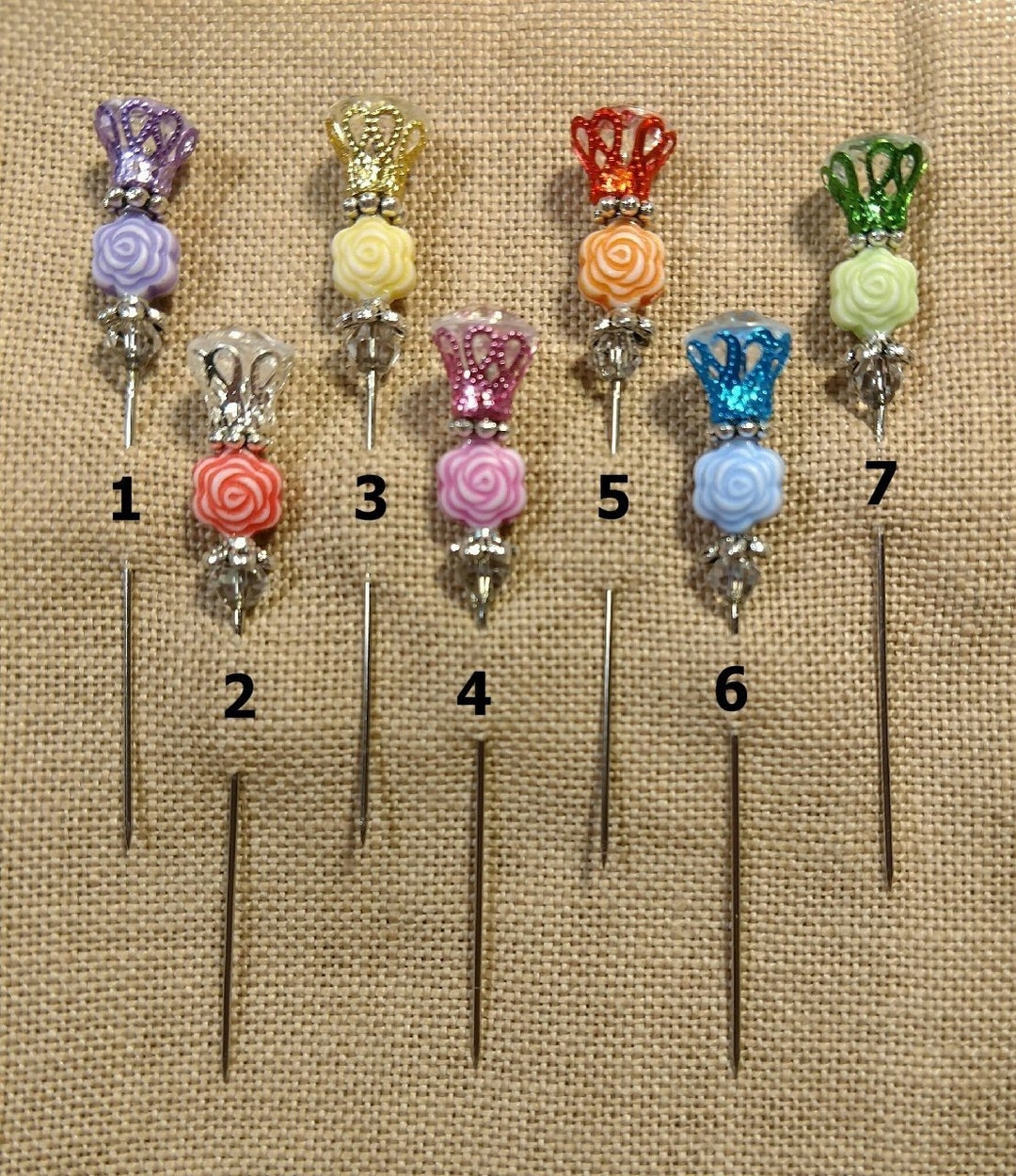 Rose, Flower, Garden, Counting Pin, Pin, Decorative Pin, Cross Stitch ...