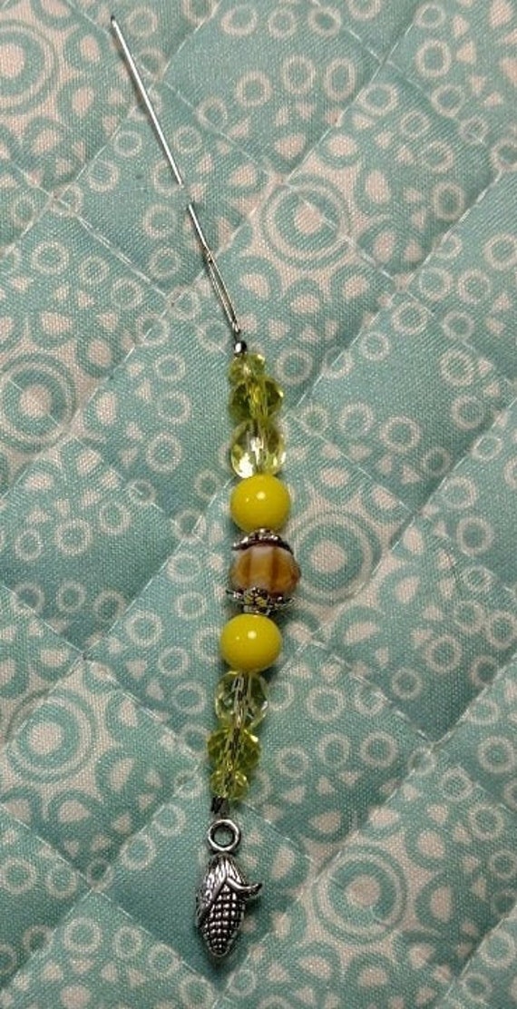 Corn Vegetable Frogger Picker Needle Bling Frog Cross | Etsy