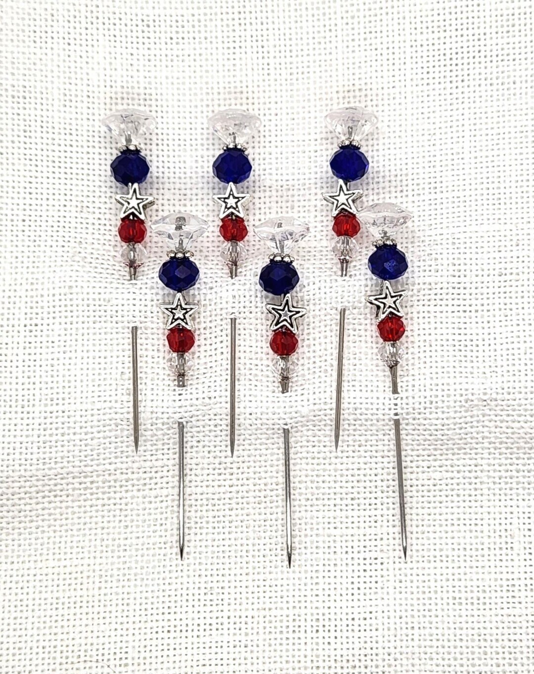Americana, Patriotic, Flag, Counting Pin, Decorative Pin, Cross Stitch ...