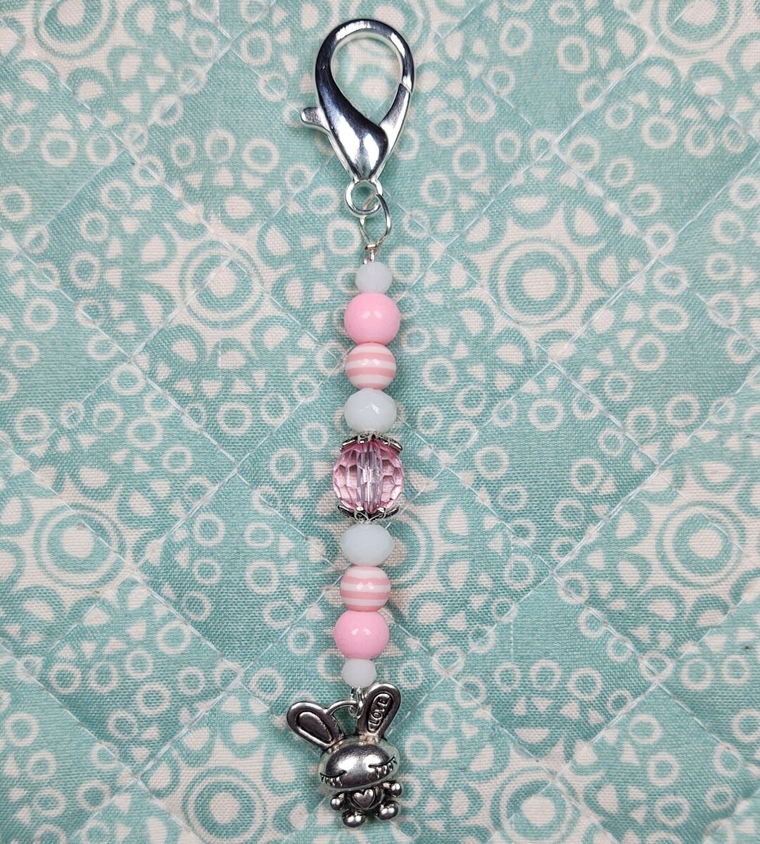 Bunny, Rabbit, Spring, Easter, Zipper Pull, Fob, Scissor Fob, Zipper ...