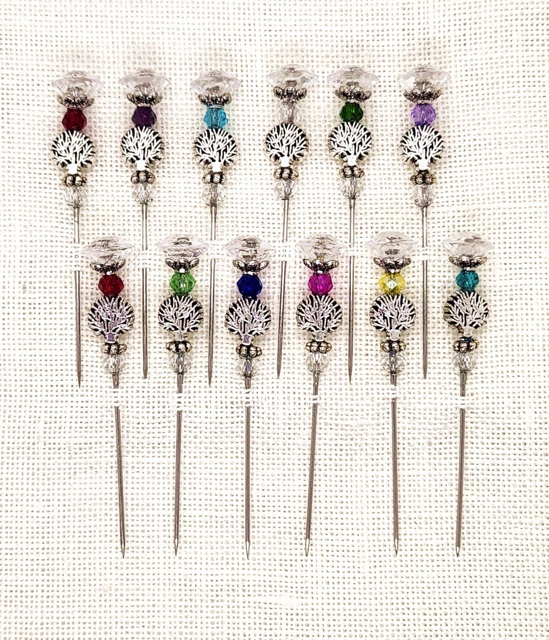 Tree, of Life, Birthstones, Counting Pin, Decorative Pin, Pin, Counting ...