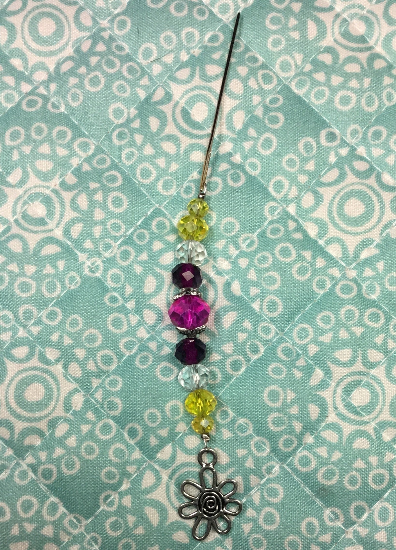 Flower Boho Floral Frogger Picker Needle Bling Cross | Etsy