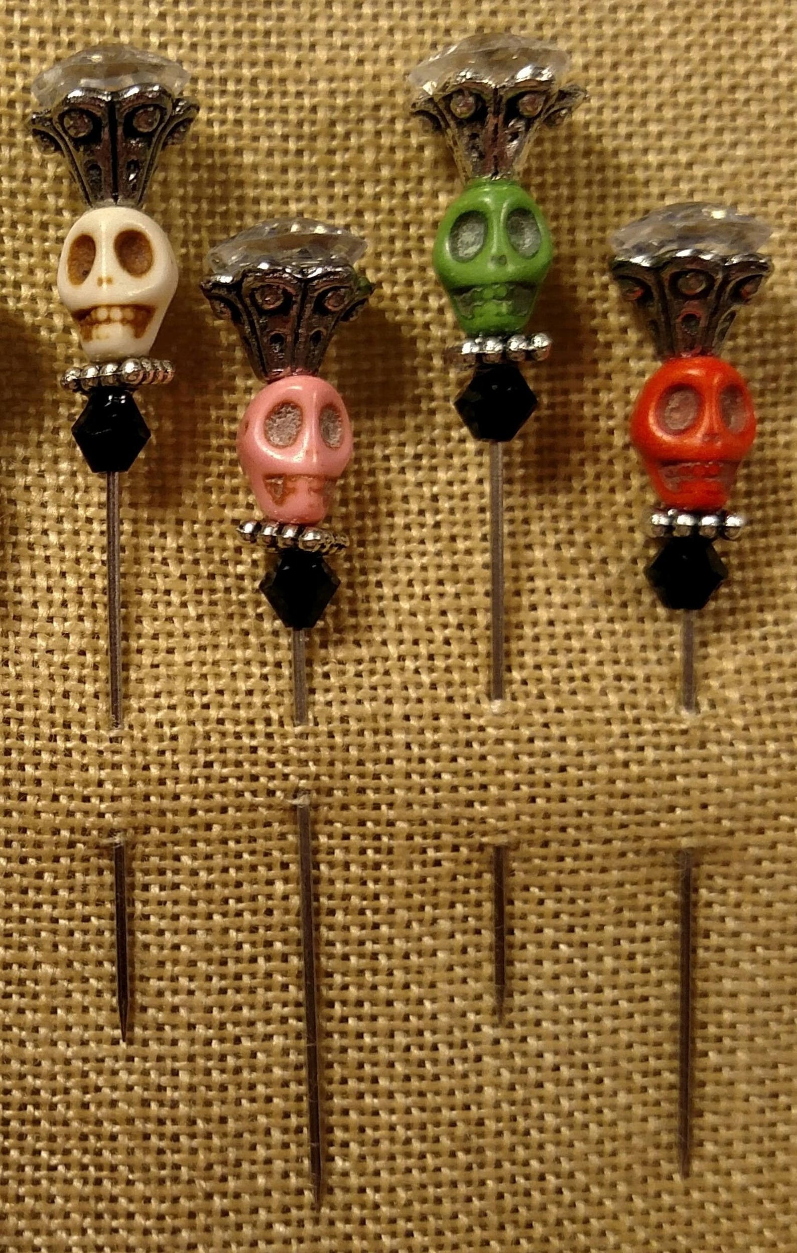Skull Crown Halloween Counting Pin Decorative Pin Cross | Etsy