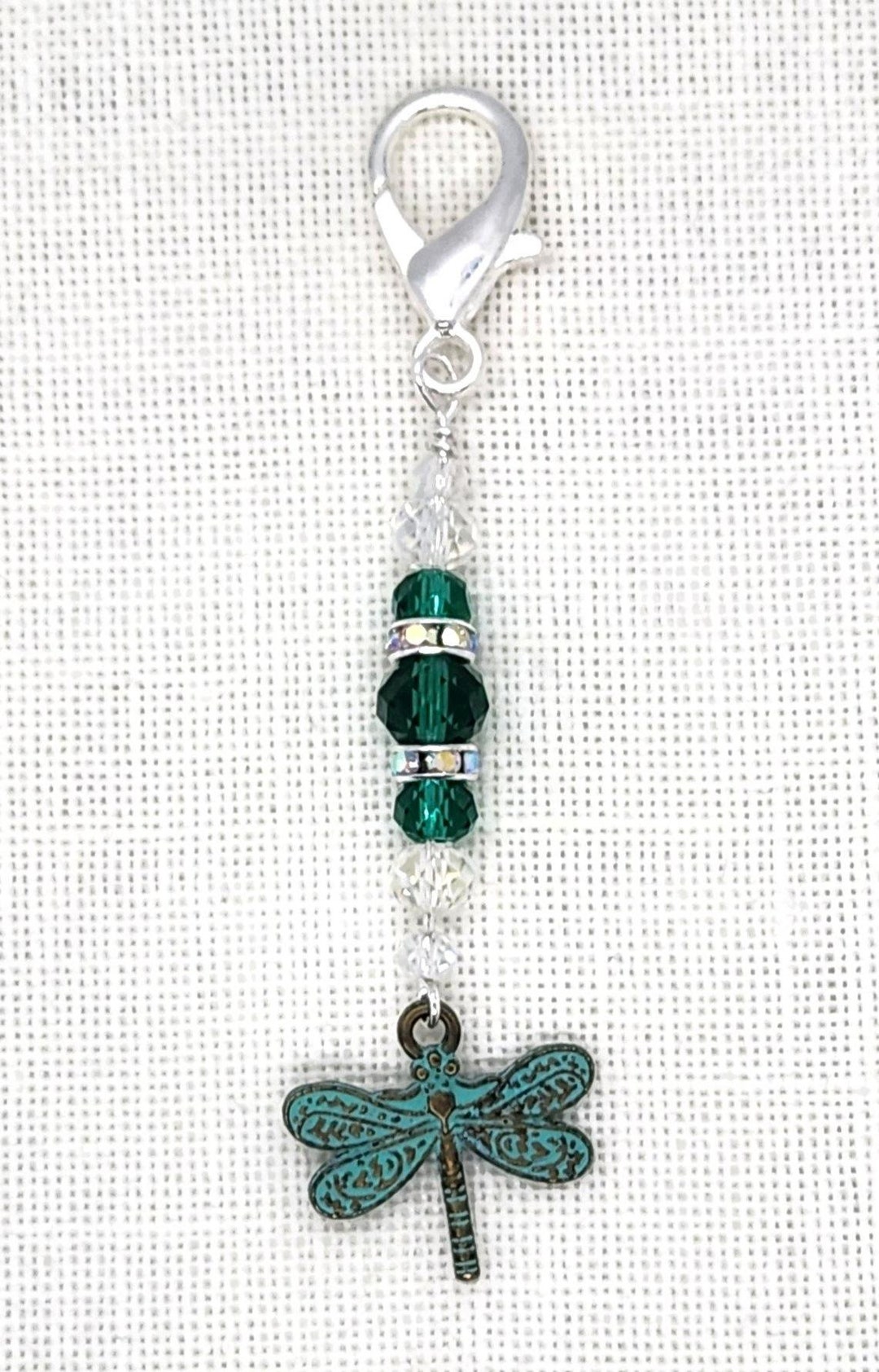 Dragonfly, Insect, Patina, Zipper Pull, Project Bag, Fob, Scissor Fob ...