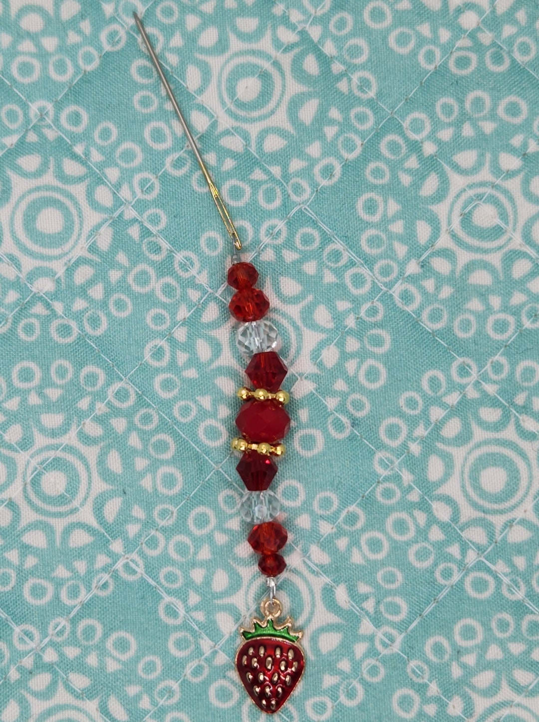 Strawberry, Fruit, Enamel, Garden, Frogger, Picker, Needle, Cross ...