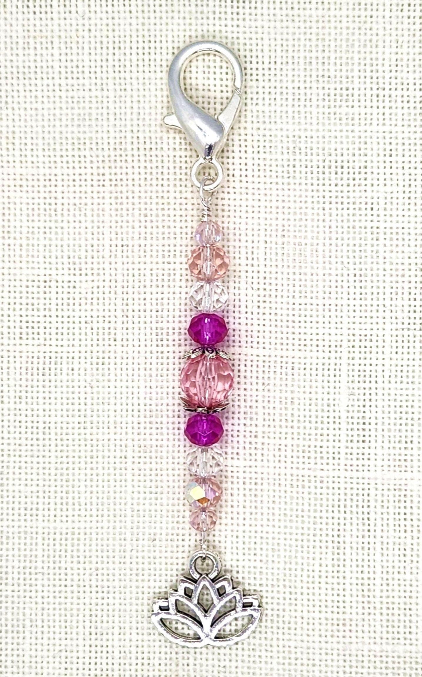 Lotus, Flower, Pink, Zipper Pull, Project Bag, Fob, Scissor Fob ...