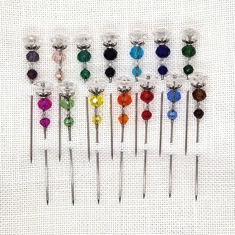 Beaded Stick Pins - Etsy