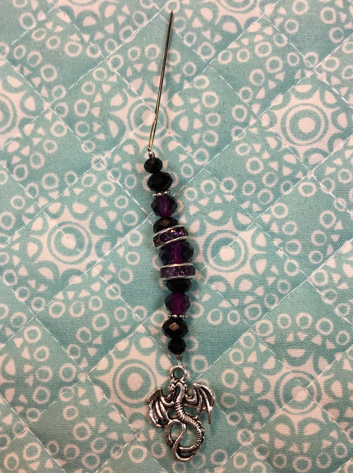 Dragon Wings Gothic Frogger Picker Needle Bling Cross | Etsy