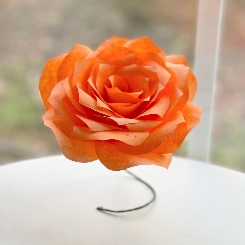 Paper Roses Coffee Filter Flowers Customizable Colors - Etsy