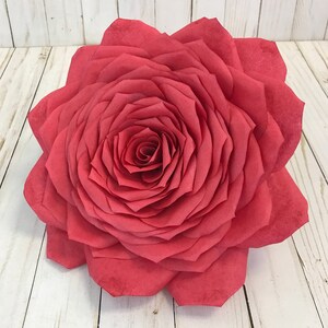 Giant Paper Rose - Paper Flower - Color Choices - Valentines Day Gift ...