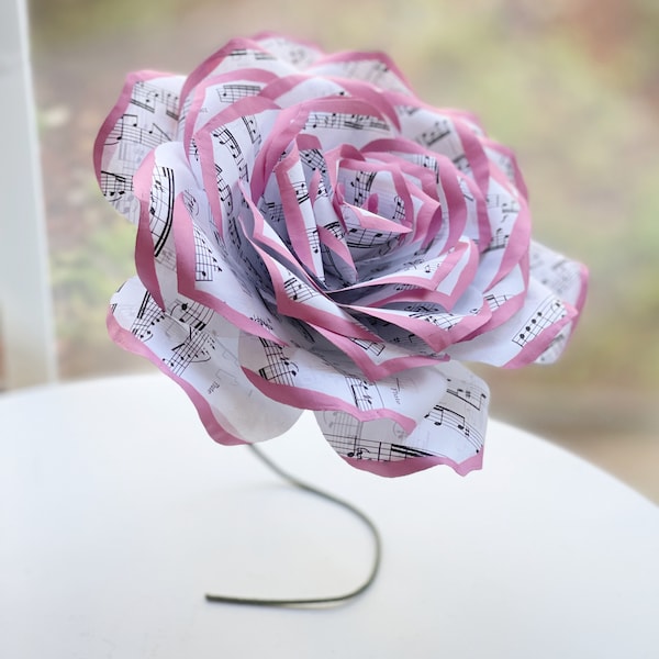 Music Note Flowers - Etsy