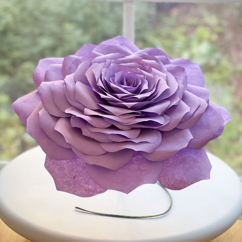 Giant Paper Rose - Paper Flower - Color Choices - Valentines Day Gift ...