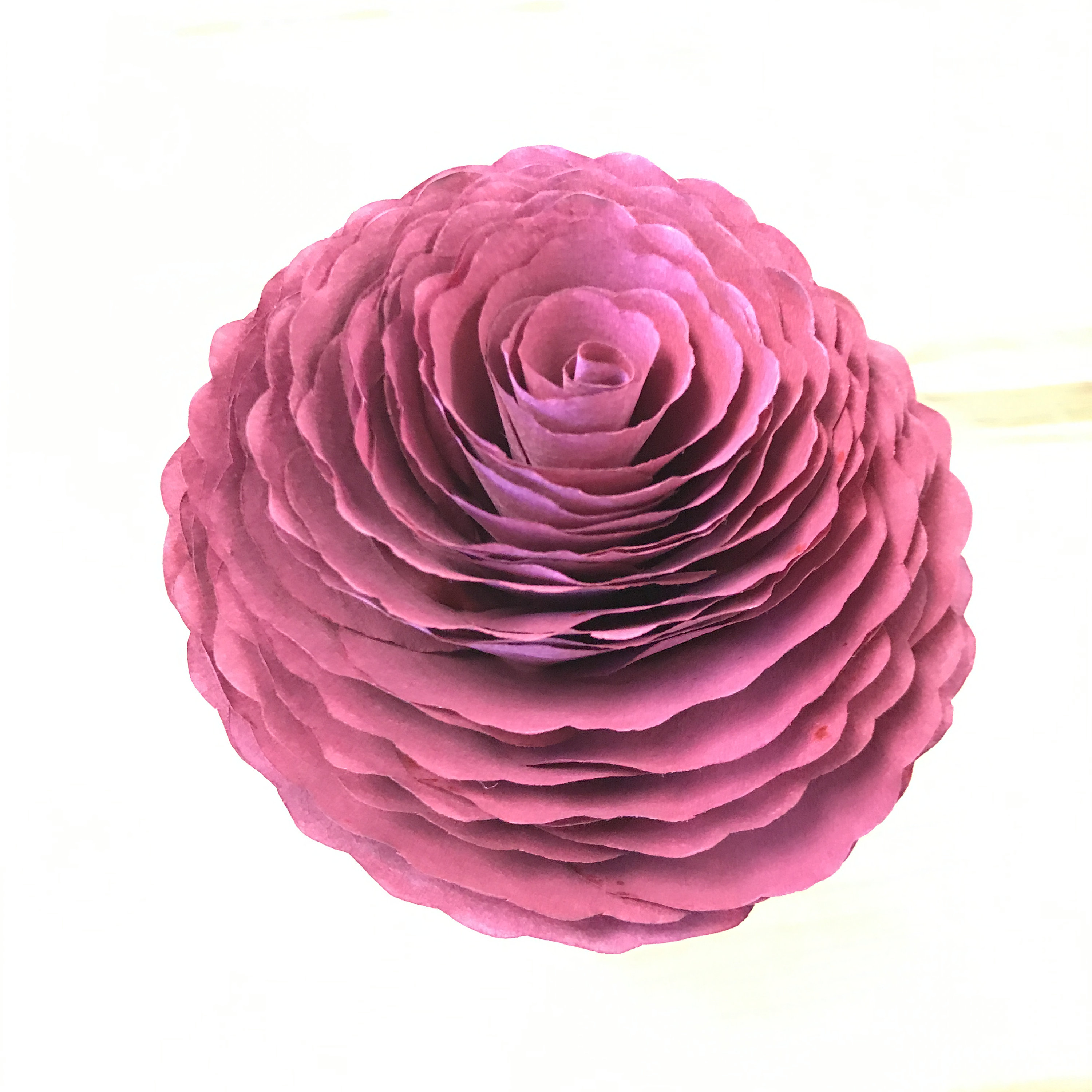 Paper Peony Flower in Customizable Colors - Etsy