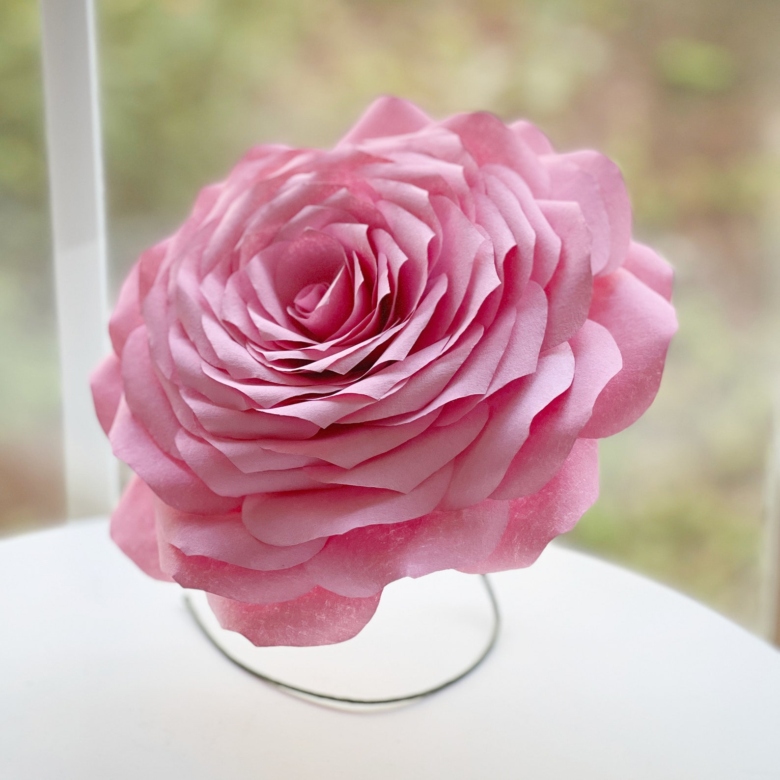 Giant Paper Rose - Paper Flower - Color Choices - Valentines Day Gift ...