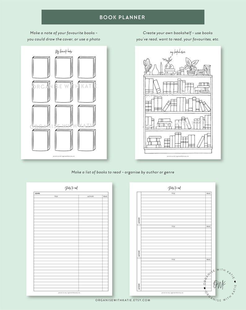 Book Planner Classic Happy Planner PRINTABLE Insert Book - Etsy