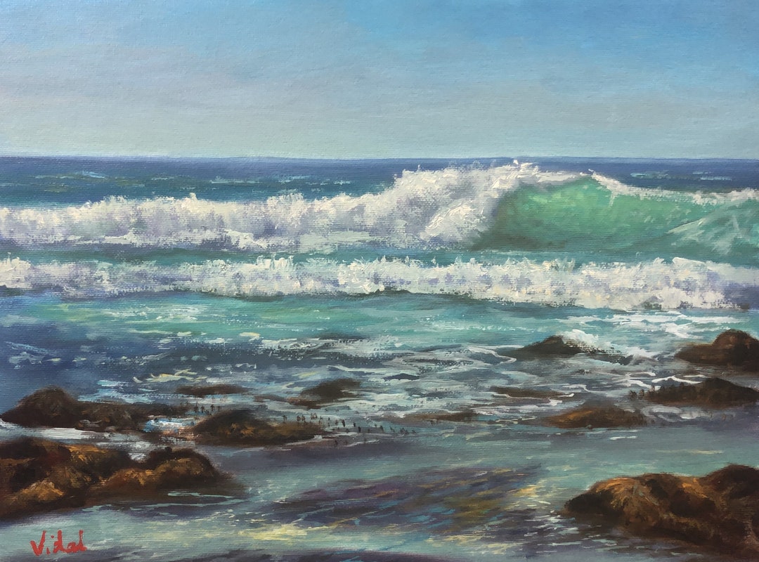 Incoming Tide at Narooma NSW - Etsy