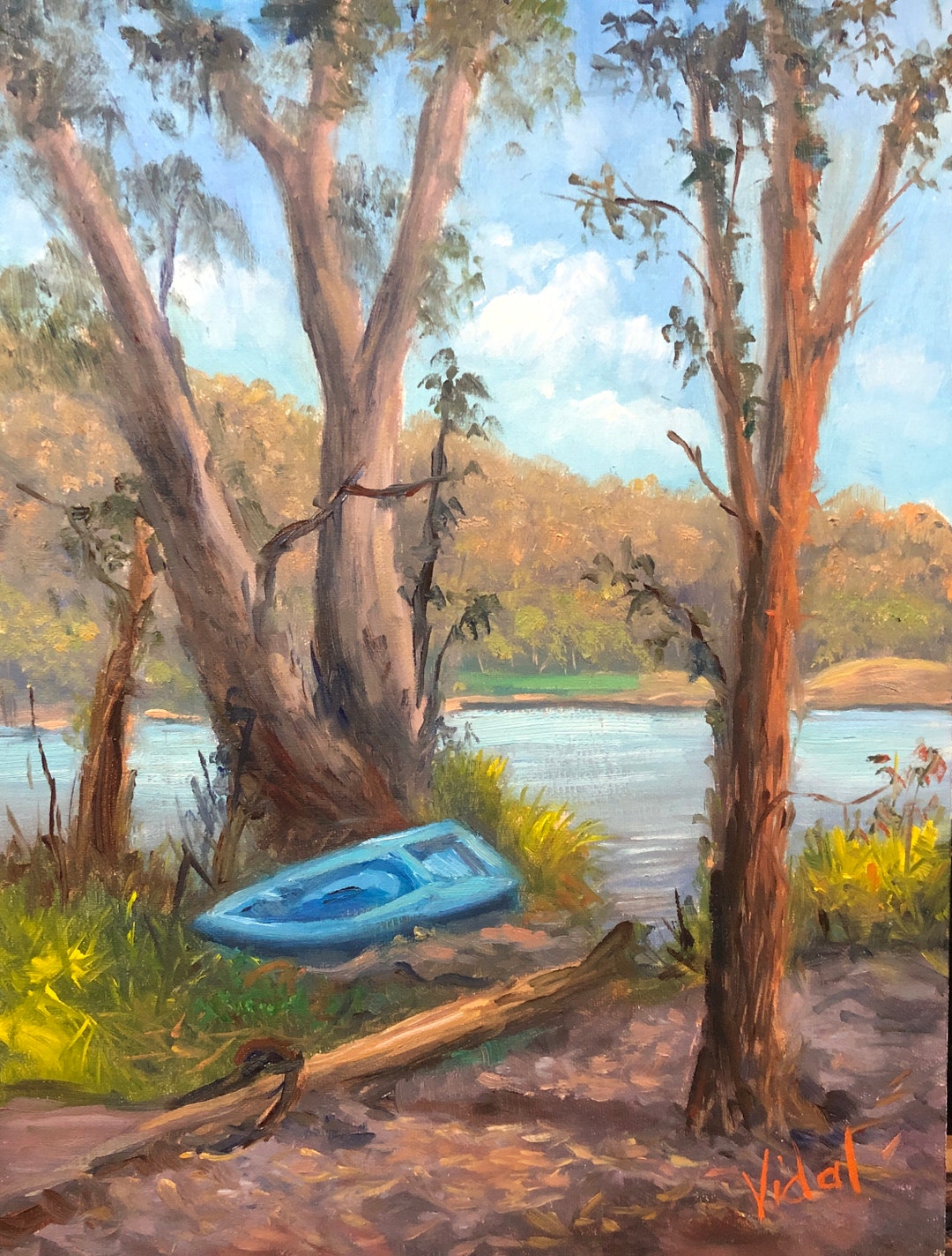 Early Morning Kayaking - Plein Air - Etsy