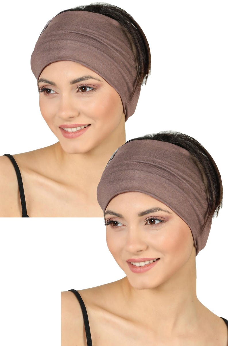 Bamboo Extra Wide Headband Set, Alopecia Hair Loss Cover - Etsy UK