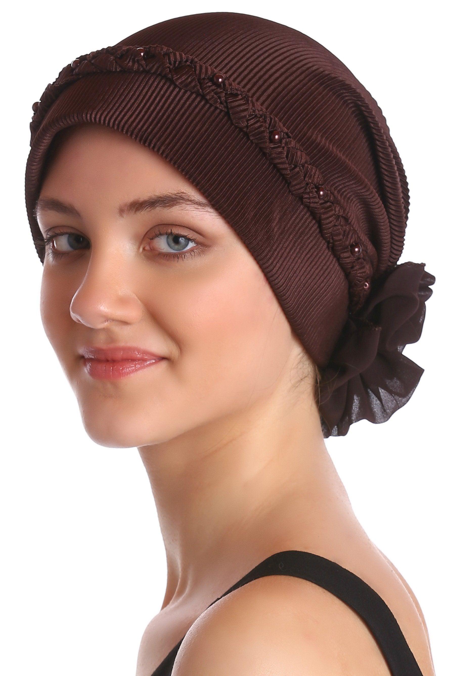 Elegant Chemo Headwear, Full Headcover, Soft, Breathable, Designed for ...