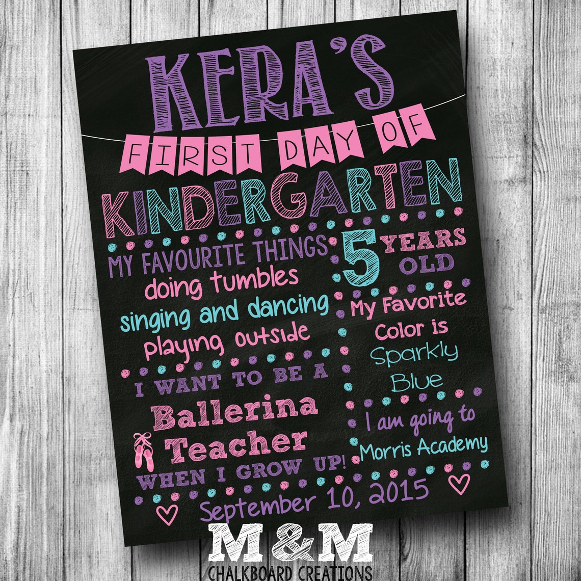 First Day of School Printable Chalkboard Poster First Day of - Etsy Canada