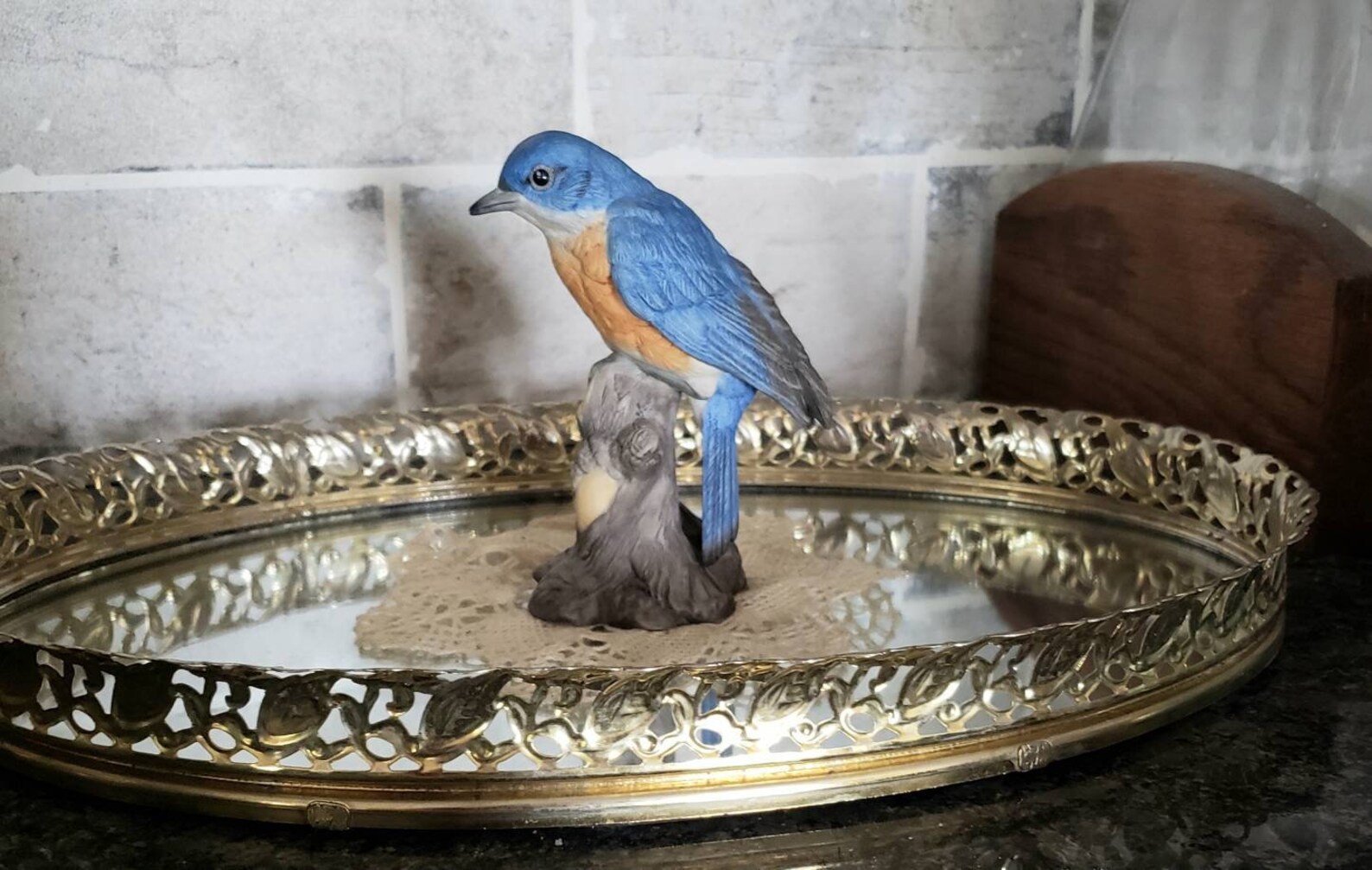 Boehm Bird Figurine Vintage Blue Bird Bisque Porcelain Home - Etsy