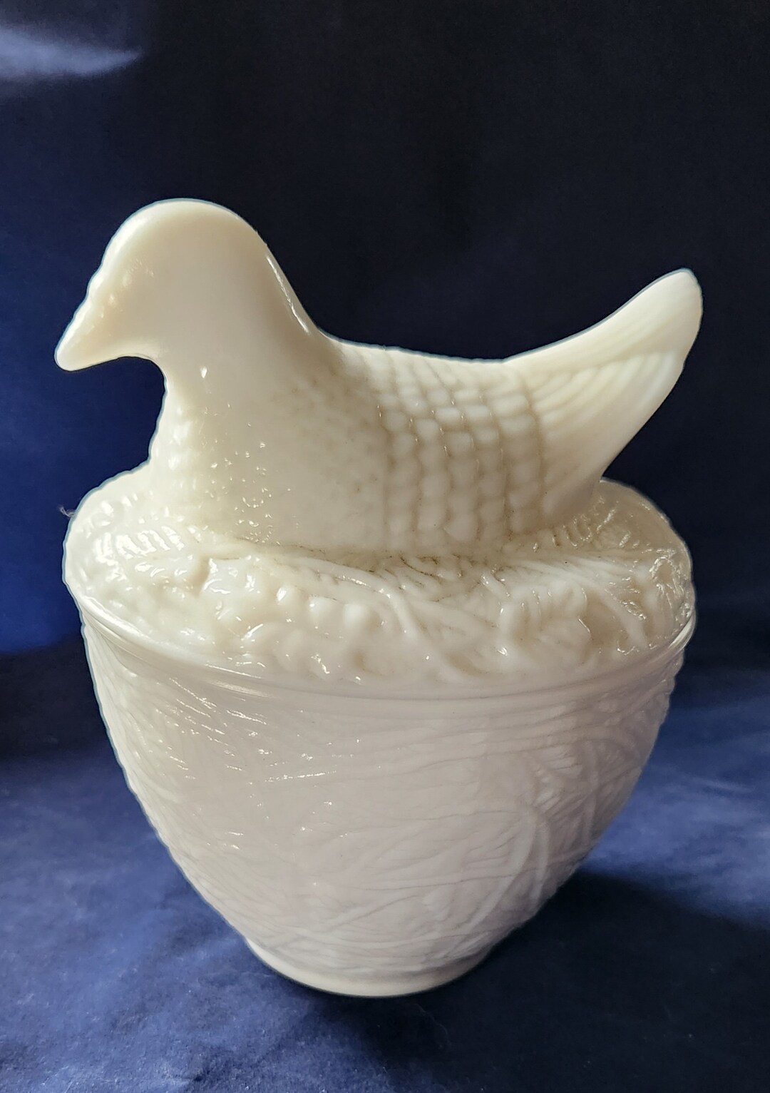 Dove Dish Lidded Vintage Avon Milk Glass Dove Collectible White Home ...