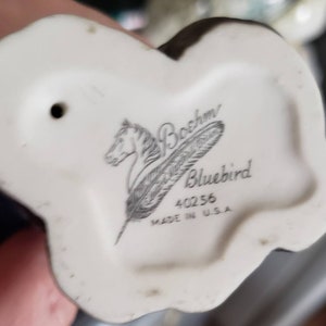 Boehm Bird Figurine Vintage Blue Bird Bisque Porcelain Home - Etsy
