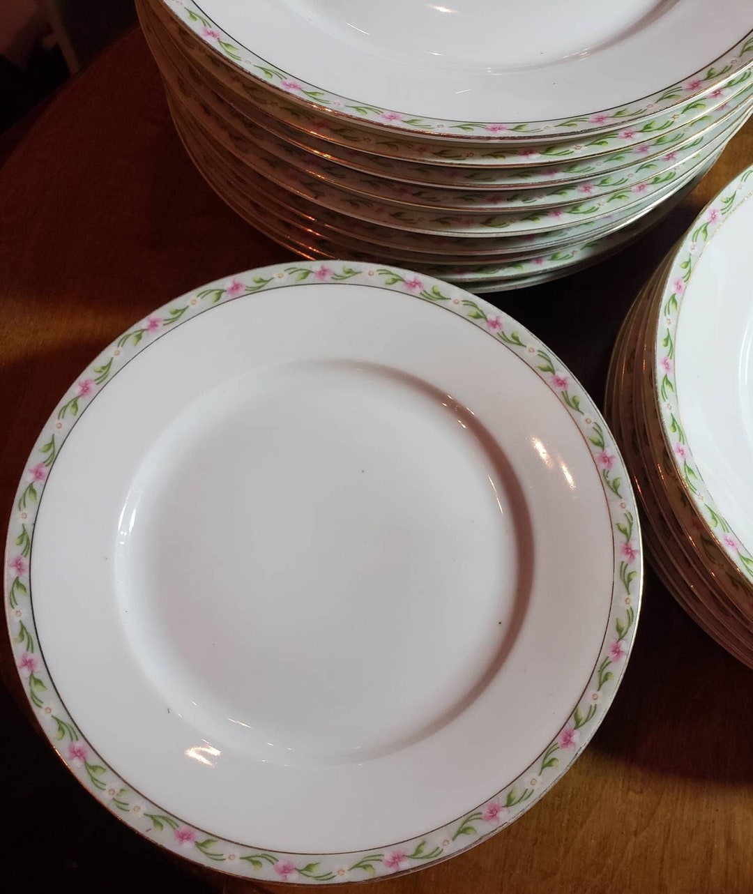 Plate Choice Lg Med Sm Dinner Plate Option Antique Fine China - Etsy