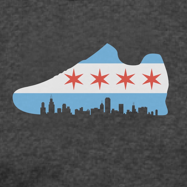 Chicago Running Shirt "run Chi", Chicago Marathon, Best Gifts for ...