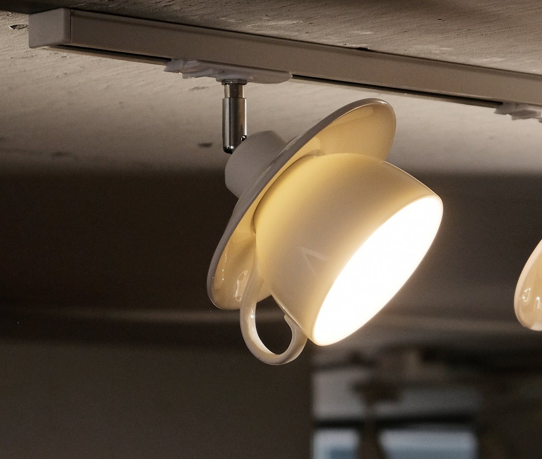 Track Lights, Porcelain Teacups, Additional Track Connectors - Etsy