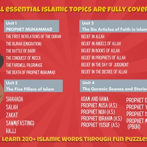 Islamic Word Search and Mazes Worksheet for Kids | Printable Muslim ...