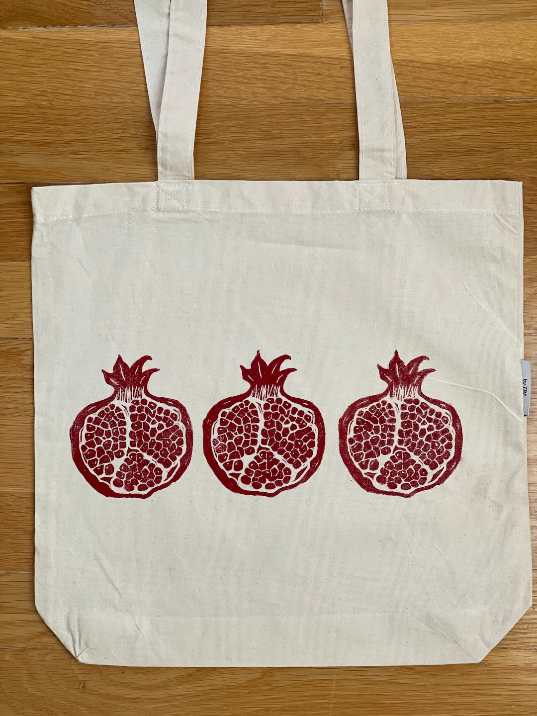 Pomegranate Tote Bag Pomegranate Print Botanical Print - Etsy