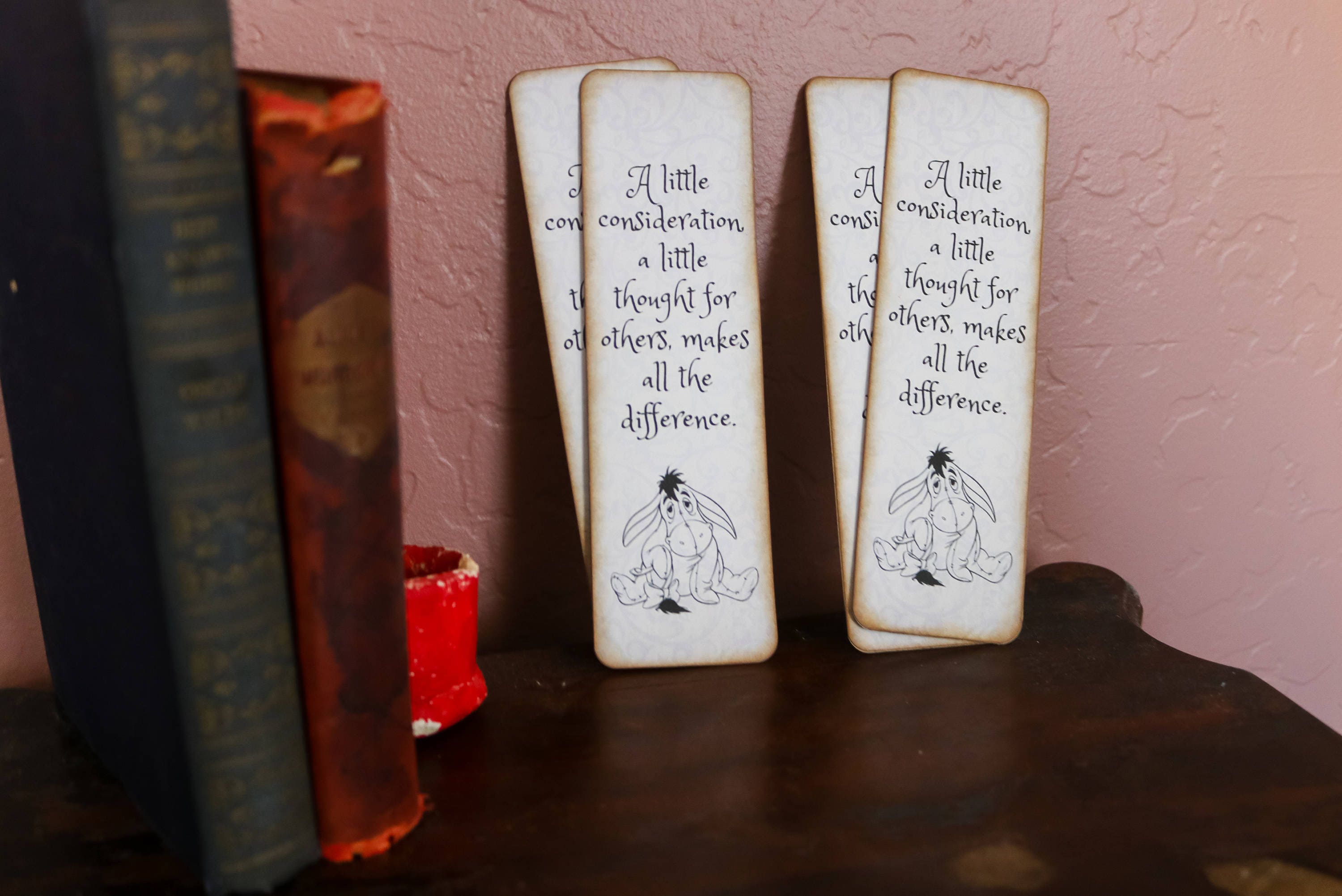 Eeyore Bookmarks Set of 8 Avid Reader, Disney Fan, Party Favor - Etsy
