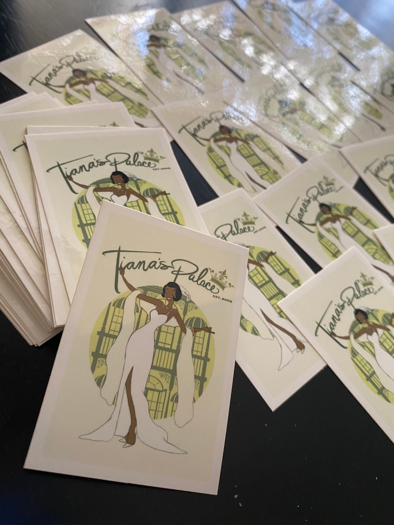 PRINCESS TIANA Sticker Tianas Palace 2x3 Inch Vinyl Sticker - Etsy