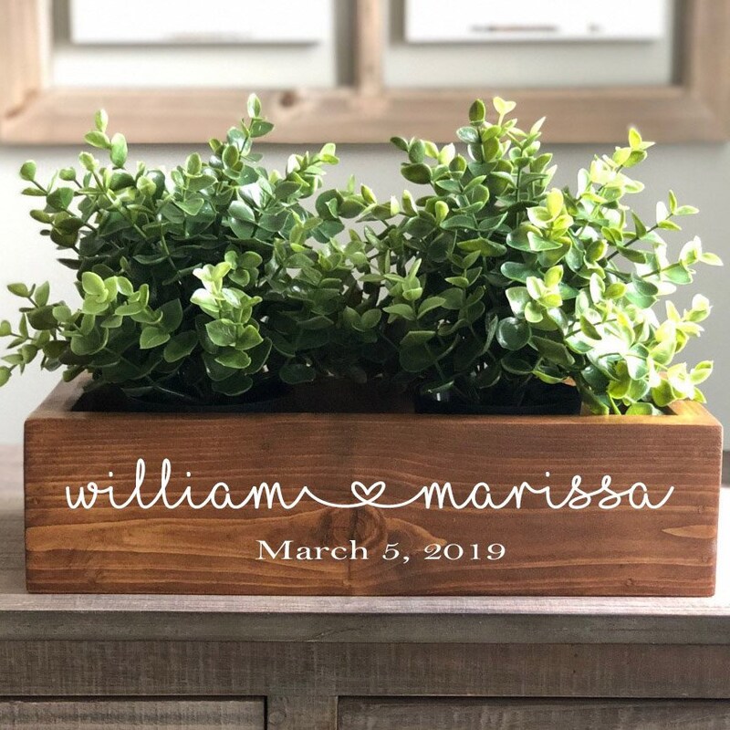 Monogram Planter - Etsy
