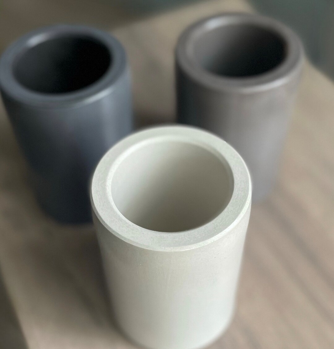 Round Concrete Holder - Etsy