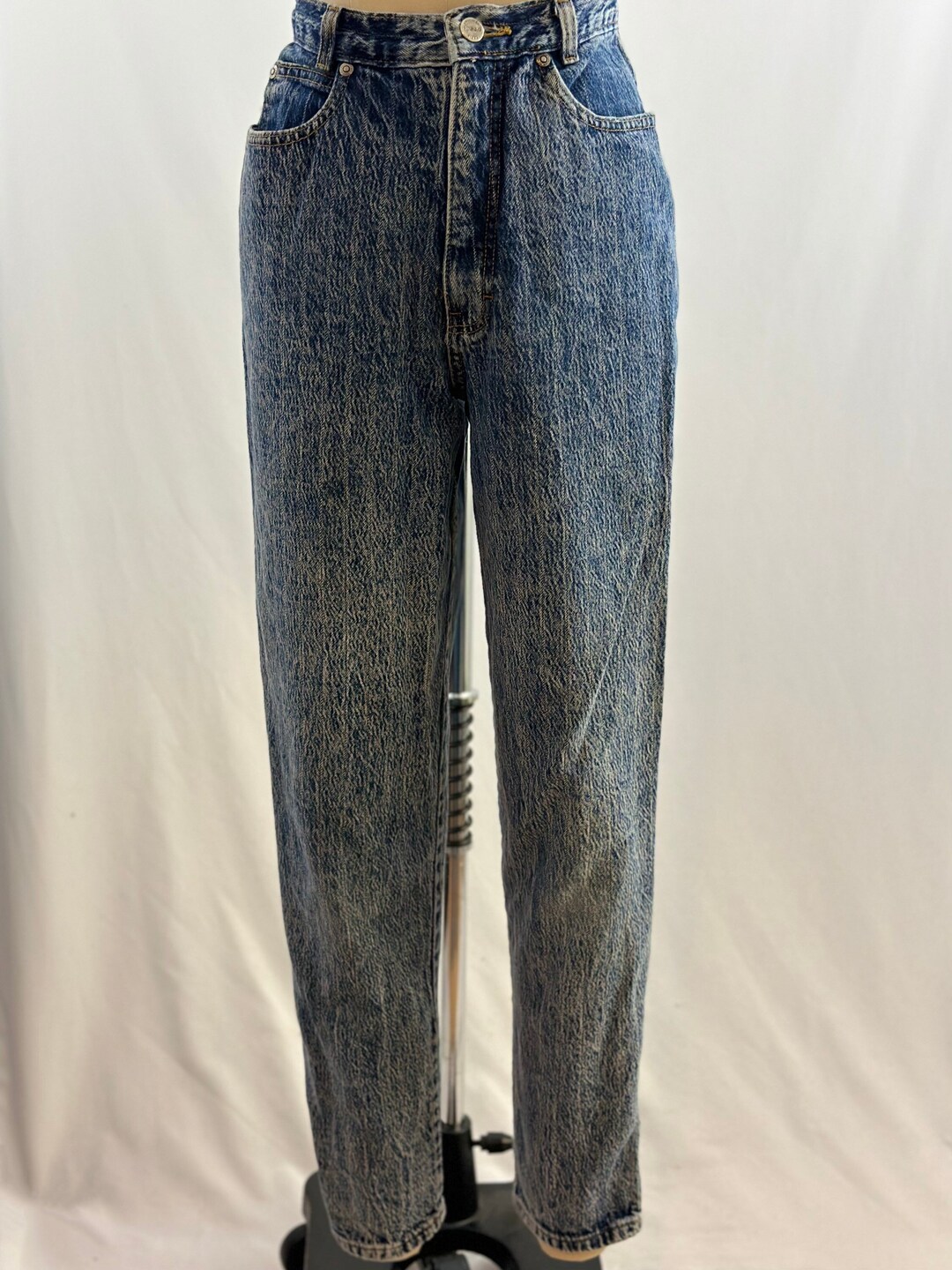 Vintage 80s Sasson Stone Washed High Waist Mom Jeans (26" Waist) - Etsy