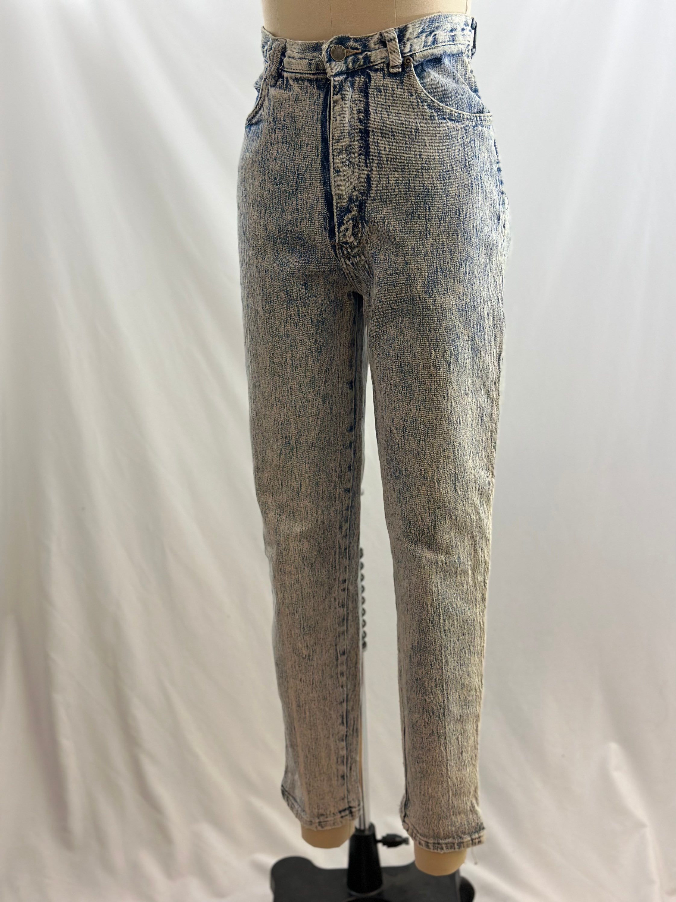 Vintage 80s High Waisted Acid Washed Jeans High Waisted Denim Mom Jeans ...