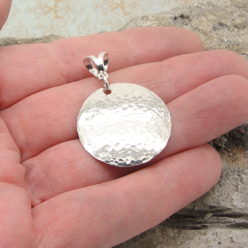 Disc Pendant - Etsy