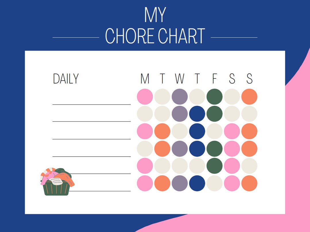 My Chore Chart - Etsy