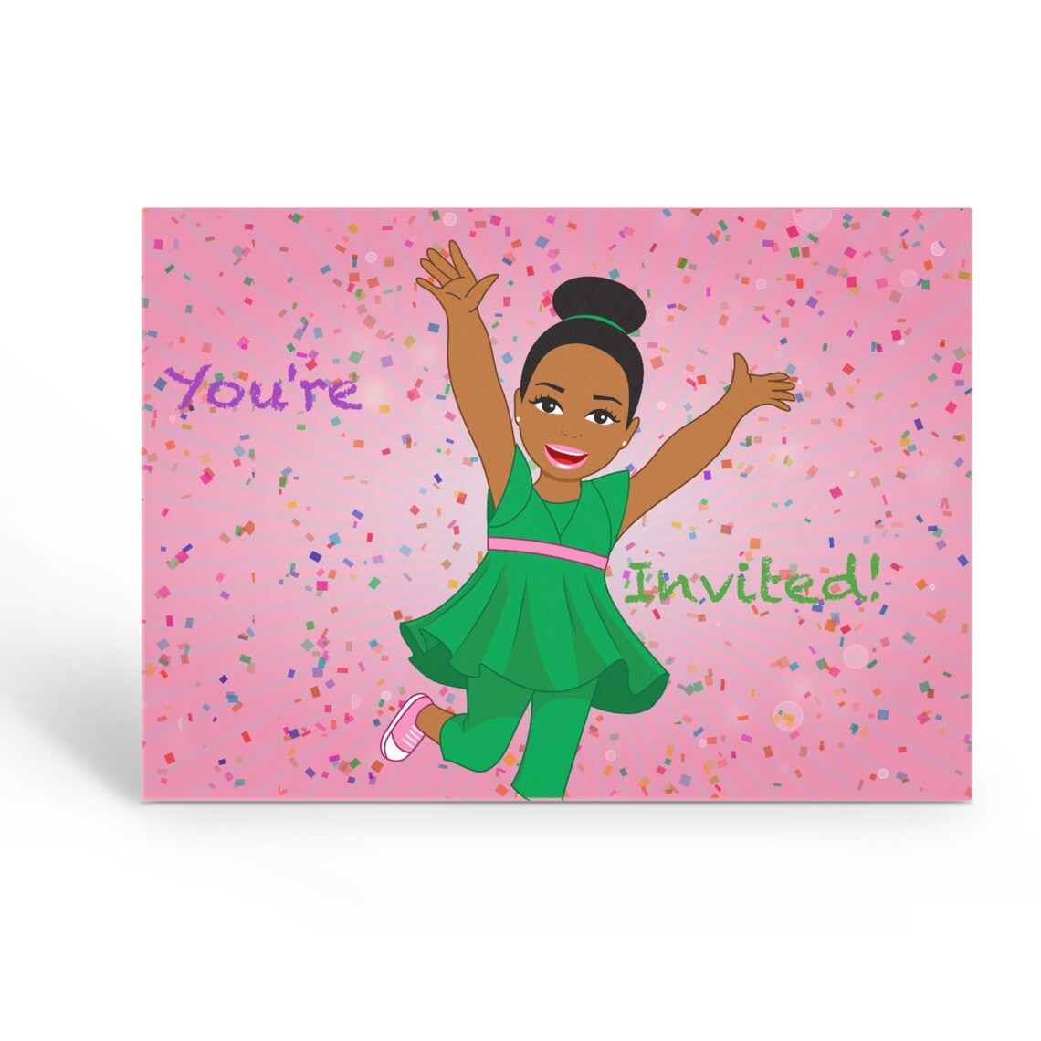 African American Kids Invitations, African American Party Invitations ...