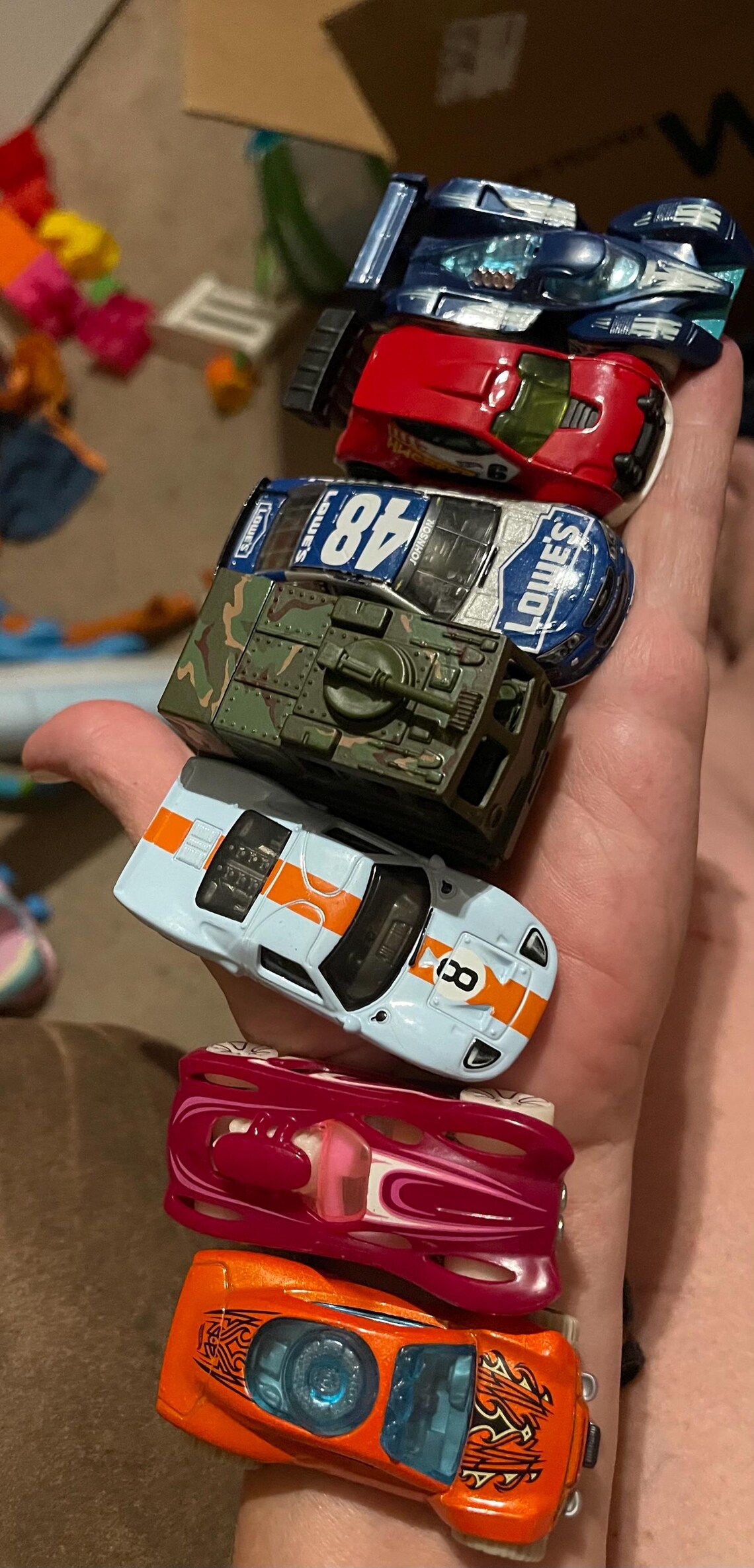 Hot Wheels Tank, Misc Hot Wheels Cars and Lowes Car - Etsy