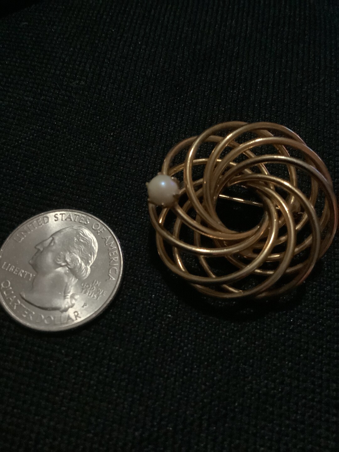 Spiral Whips With Pearl Brooch - Etsy