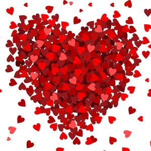 Small Hearts Big Heart Photo Backdrop - Etsy