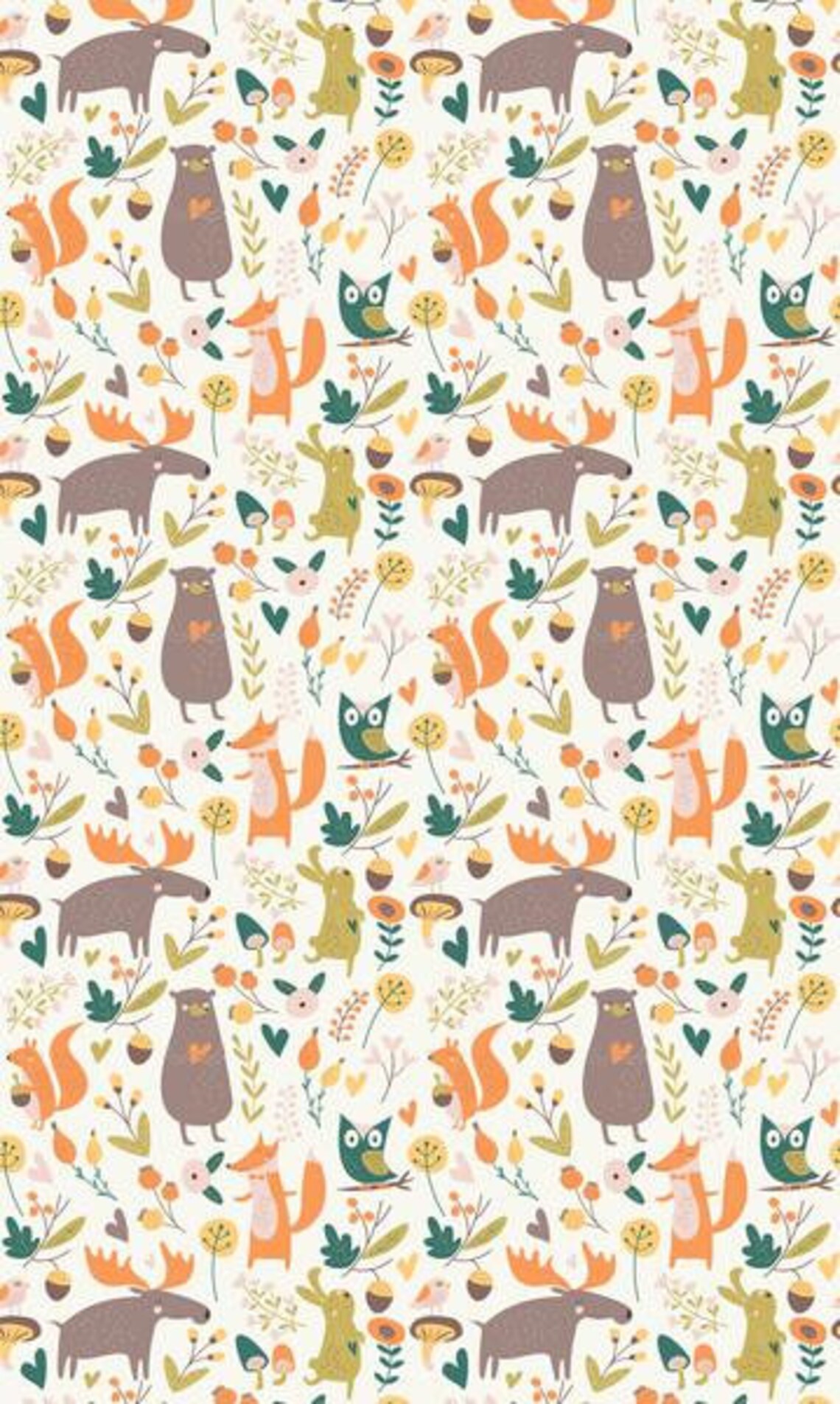 Fall Critters Photo Backdrop // Polypaper Photography Backdrop - Etsy