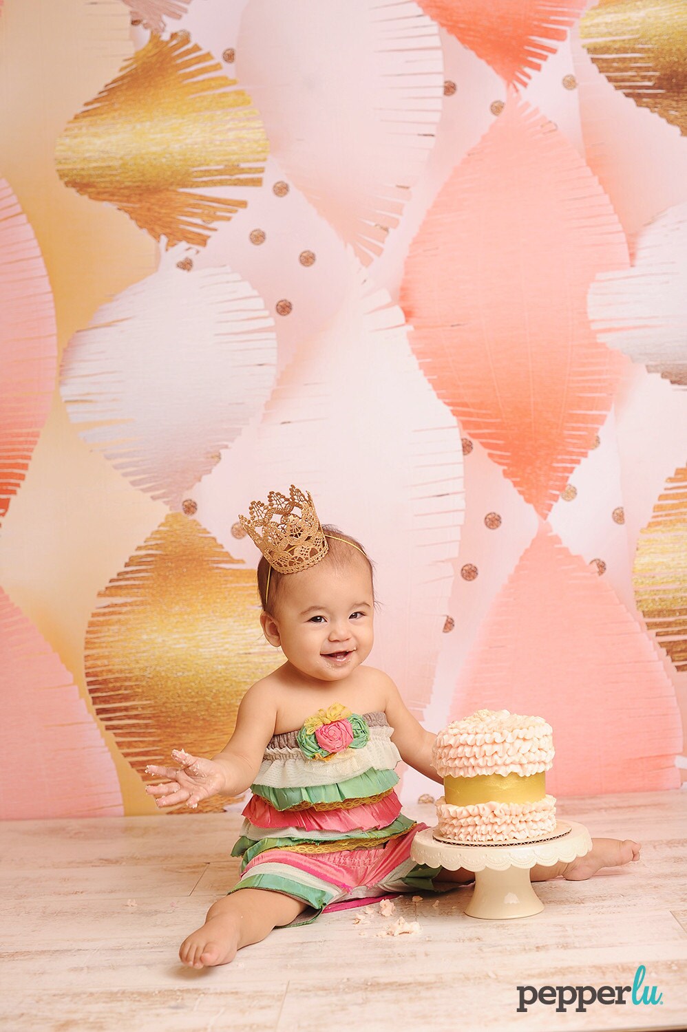 Gold Streamers Photo Backdrop | Etsy