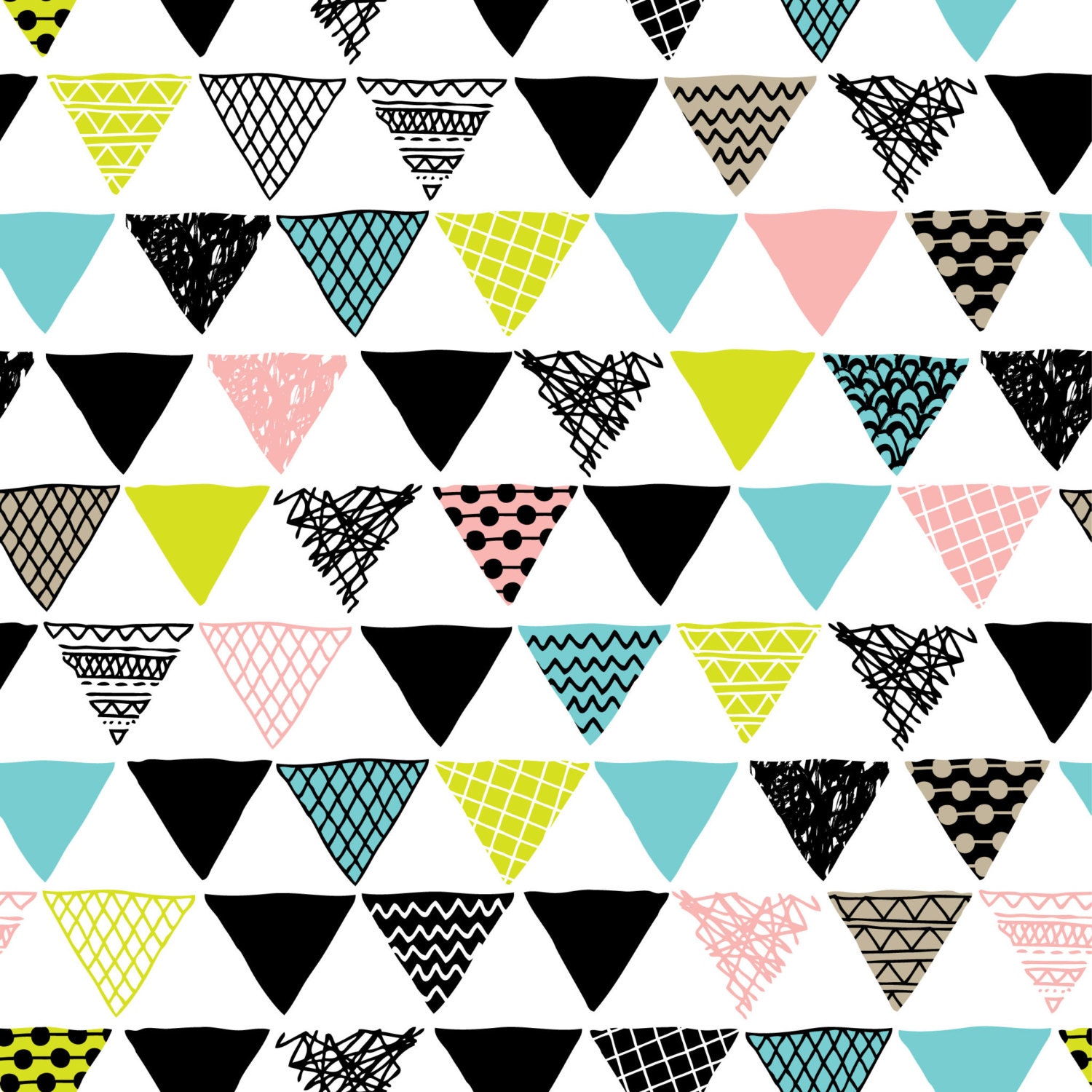 Triangle Doodle Photo Backdrop - Etsy