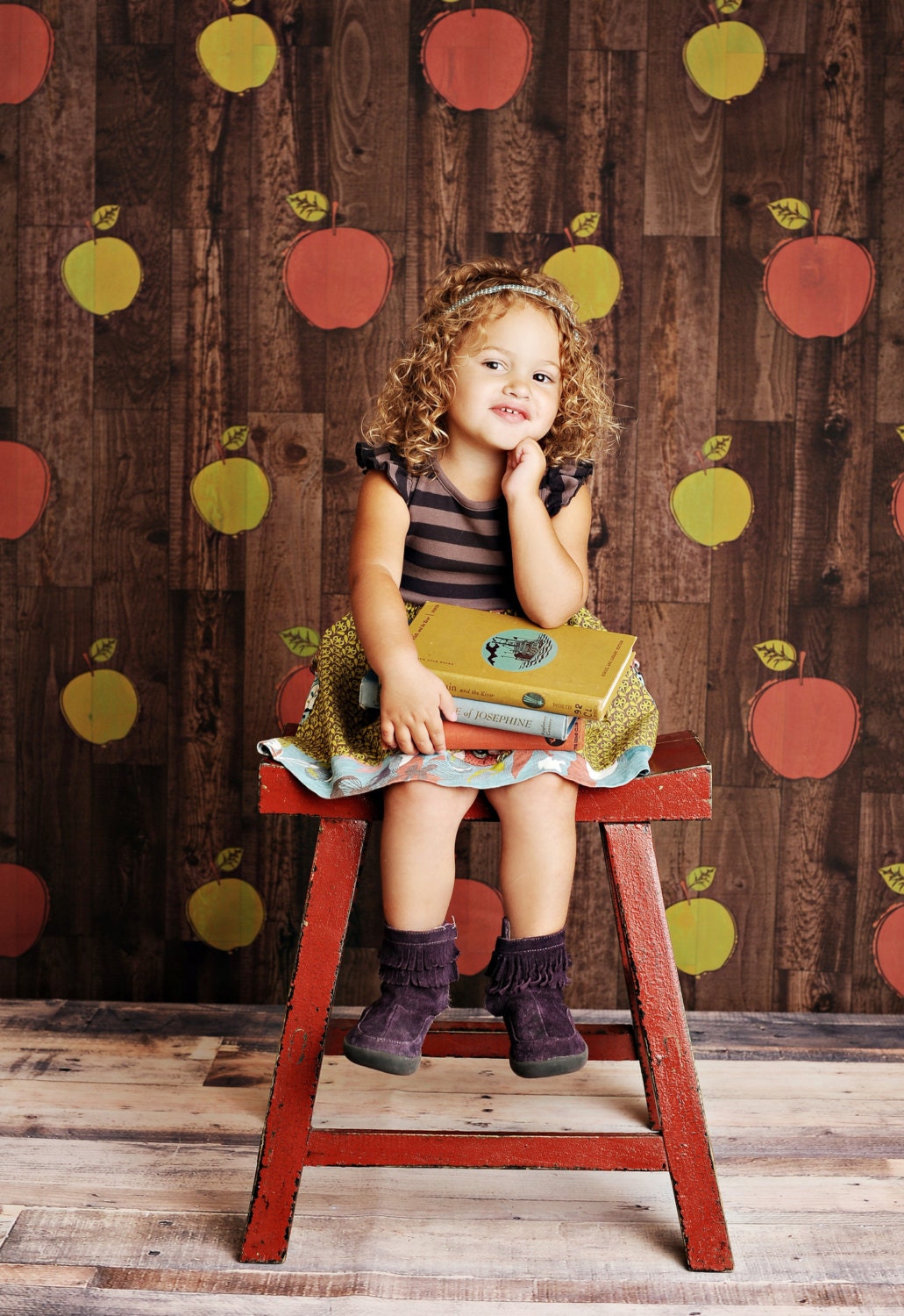 Painted Apples Photo Backdrop - Etsy